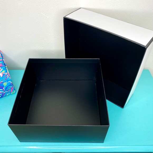 CHANEL | Other | Chanel White And Black Logo Gift Box | Poshmark